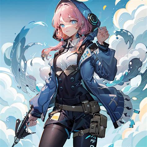 Arknights Blue Poison 3in1 明日方舟 蓝毒 v1 0 Showcase