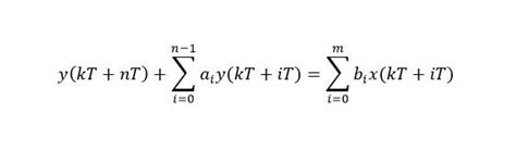 Linear Difference Equations Electrical Academia