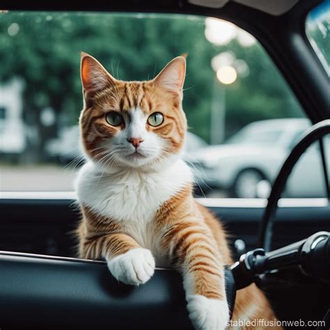 Cat In A Car Crash Prompts Stable Diffusion Online
