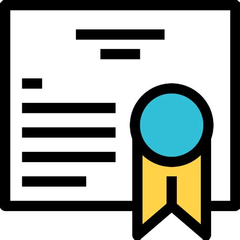 Certificate Vector SVG Icon SVG Repo