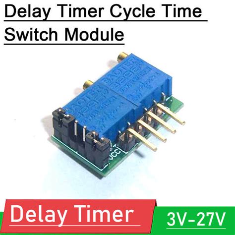 DC V V Delay Timer Cycle Time Switch Module Automatic Re Trigger Max Days V V V Power