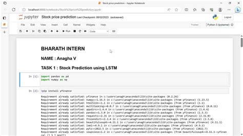 Video Anagha V On Linkedin Datascience Internship Dataanalyst Bharatintern Opportunity