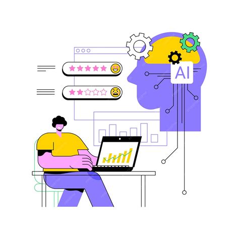 Premium Vector Aipowered Predictive Customer Sentiment Analysis Abstract Concept Vector