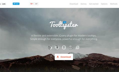 Топ плагинов Jquery Плагин Tooltipster