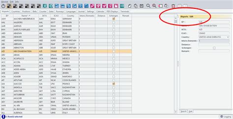 The Search Edit Panel GHS Handbuch