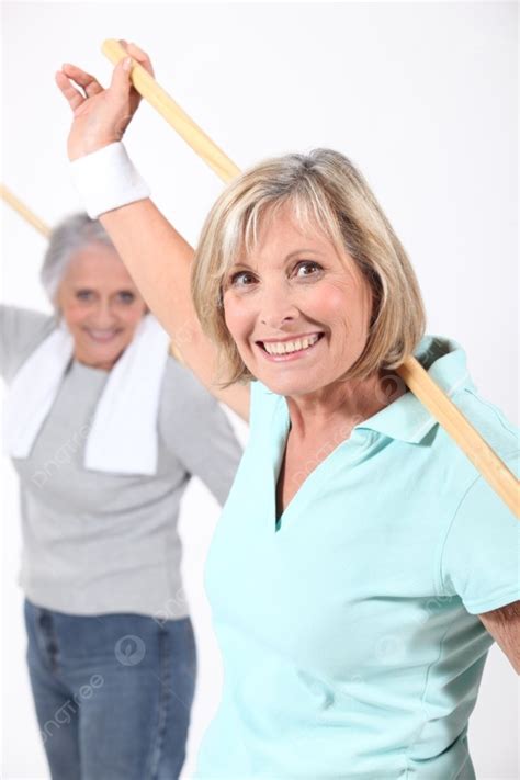 Older Women In An Exercise Class Photo Background And Picture For Free