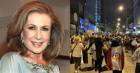 Laura Zapata Fue Testigo De La ‘toma De Lima Y Calificó De “tristeza” La Situación Del País