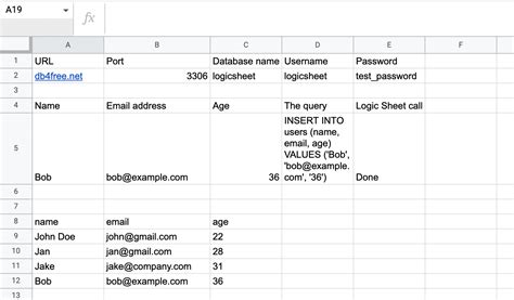 Mysql Logic Sheet Help Center