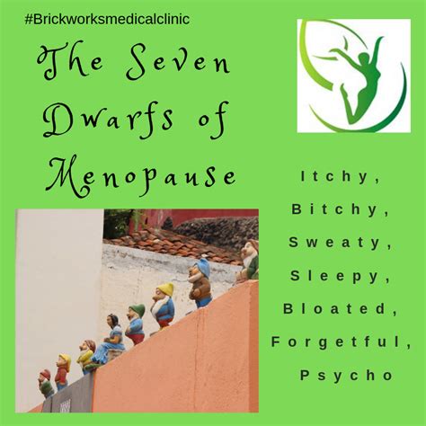 The Seven Dwarfs Of Menopause Brickworks Medical Clinic