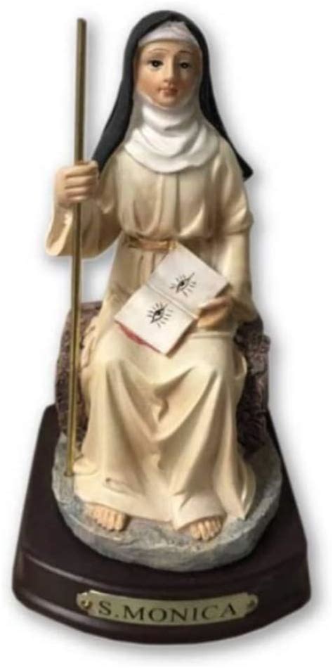 Saint Monica Statue Sculpture Religious Santa Monica