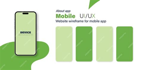 Premium Vector Mobile Mockup Nature Advertising Green Color Smartphone Mock Up Template 3d