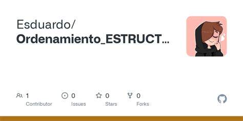 Github Esduardo Ordenamiento Estructura De Datos