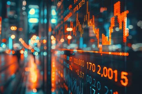 Premium Photo Data And Icons Displayed On The Screen