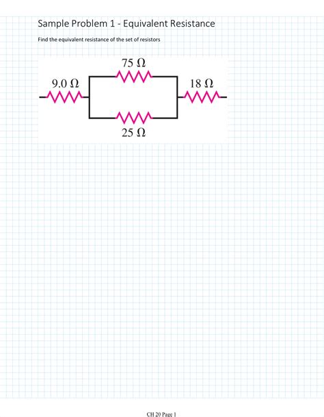 Solved Sample Problem 1 Equivalent ResistanceFind The Chegg Com