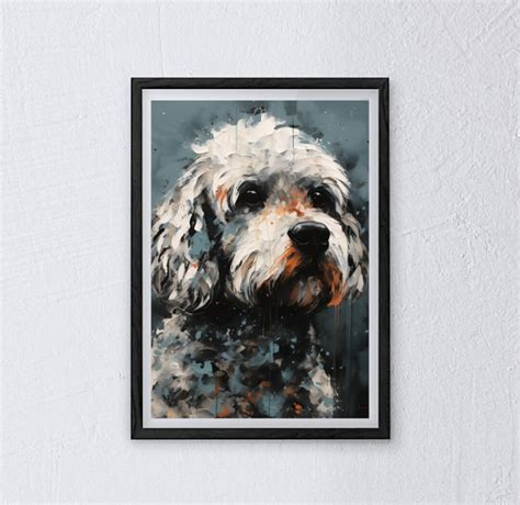 Cockapoo Pet Picture Contemporary Dog Poster Cool Wall Art Home