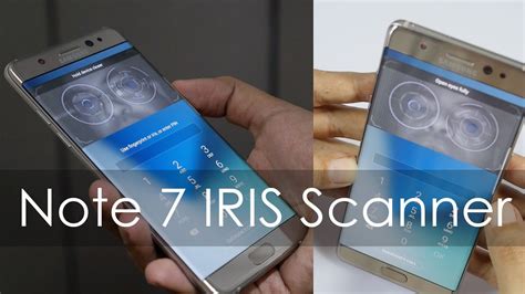 Samsung Note 7 IRIS Scanner Ka Demo Features Hindi YouTube