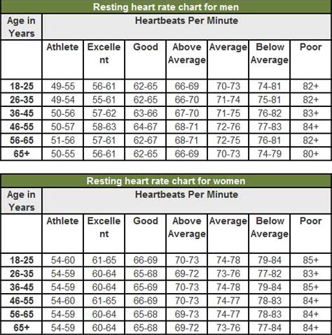 Average Resting Heart Rate By Age Why It Important For You My Xxx Hot Girl