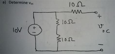 Solved Determine V Oc Determine I Sc Chegg Com