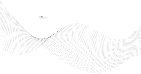 모션 벡터 추상 배경의 회색 점 입자 배열 물결 모양의 흐름 움직임의 포인트의 곡선 선 기술 및 과학 일러스트레이션 3차원 형태에 대한 스톡 벡터 아트 및 기타 이미지