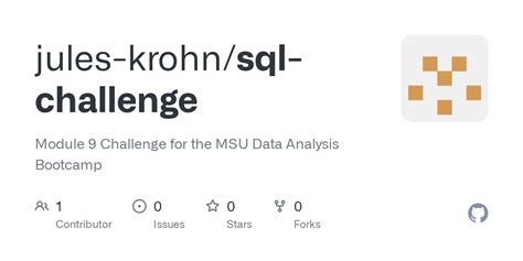 github jules krohn sql challenge module 9 challenge for the msu data