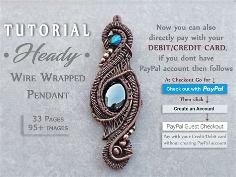 Wire Wrap Tutorial Wire Weaving Tutorial Wire Wrapping Etsy