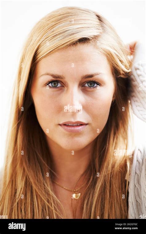 Casual Beauty Portrait Of An Attractive And Confident Young Woman