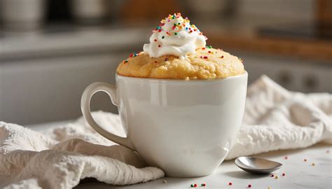 Vanilla Mug Cake Recipe No Egg Moist And Ready In 2 Mins