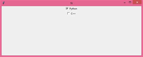 如何在Python Tkinter中从复选框获取输入 极客教程 如何在Python Tkinter中从复选框获取输入 极客教程