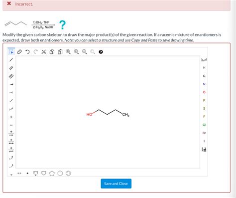Solved Modify The Given Carbon Skeleton To Draw The Major
