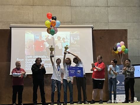 Tu Delft Wins European Programming Championship