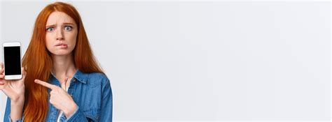 Free Photo Worried Insecure And Alarmed Cute Redhead Girl Asking For