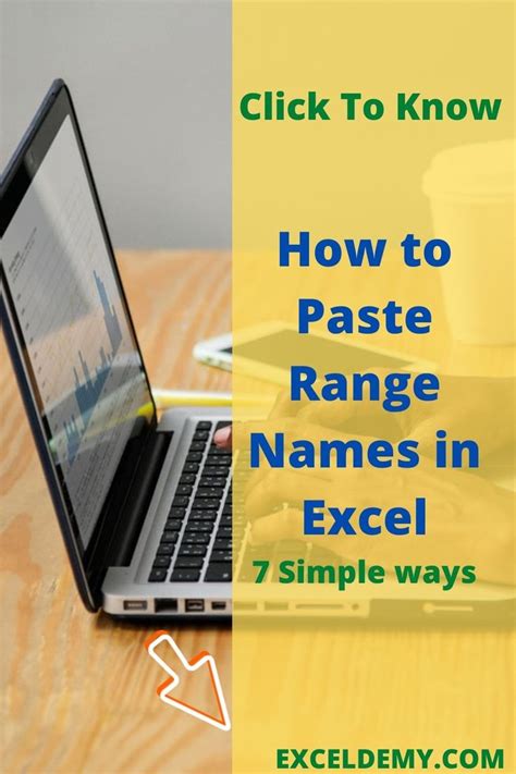 7 Simple Ways To Paste Range Names In Excel
