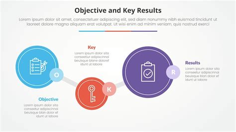 Free Vector Okr Objectives And Key Results Framework Infographic Concept For Slide