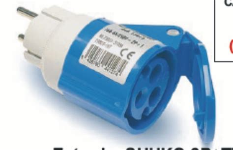 13912 Cetac Adaptador Shuko Cetac 2pttl 2pt Sonidoafm