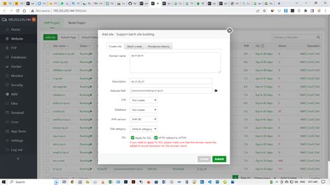 Aapanel Enable Panel Ssl Use Self Signed Certificate Browser Add Secure Aapanel Free Hosting