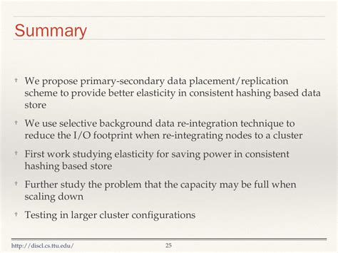 Elastic Consistent Hashing For Distributed Storage Systems Discl Ttu