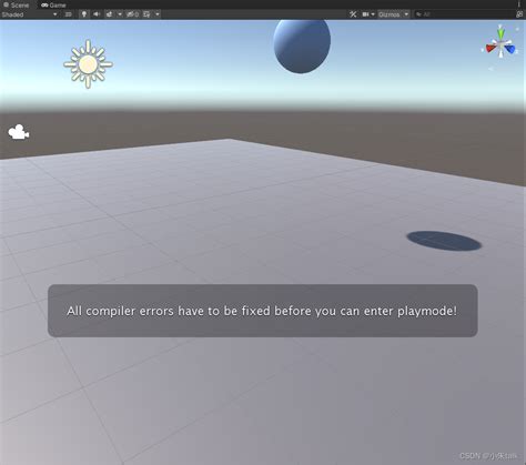 all compiler errors have to be fixed bafara un enter playmode unity