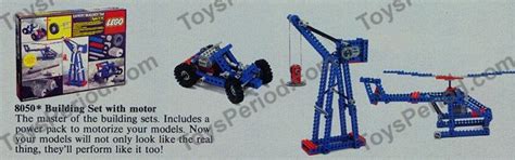 Lego 8050 Universal Building Set With Motor Instructions And Parts List