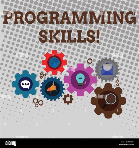 Handwriting Text Writing Programming Skills Conceptual Photo Skills Vital To Write A Program So