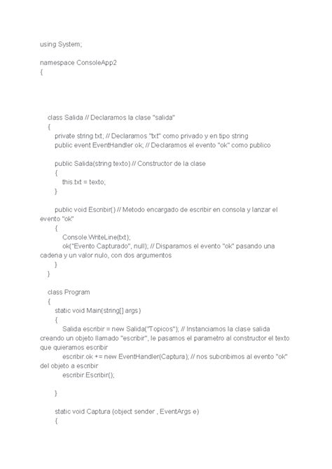 Using System Practicas De C Using System Namespace Consoleapp