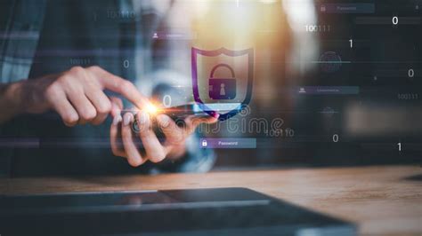 Data Protection Concept And Secure Internet Security Access Cyber Security Technology Login To