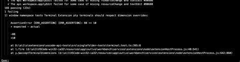 Failing Integration Test Issue Microsoft Vscode Github