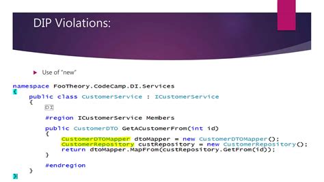 Dipdependency Inversion Principle Presentation Ppt