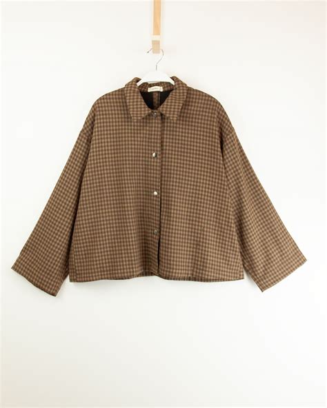Cazadora Cuadros Vintage Mujer Ouka