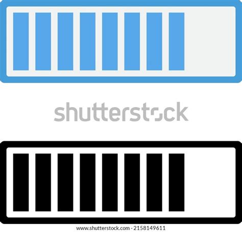 Vector Progress Loading Bar Loading Icon Stock Vector Royalty Free 2158149611 Shutterstock
