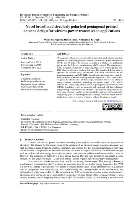 Pdf Novel Broadband Circularly Polarized Pentagonal Printed Antenna Design For Wireless Power
