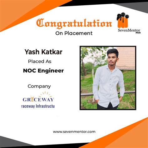 Sevenmentor Pvt Ltd On Linkedin Sevenmentorsuccess Aws Noc Jobplacement Congratulations