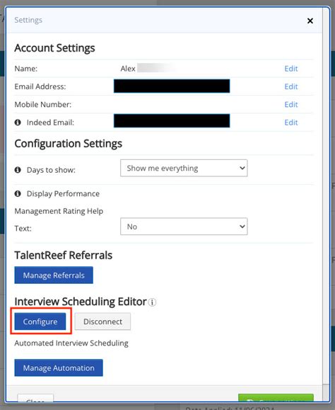 Enhanced Interview Scheduling