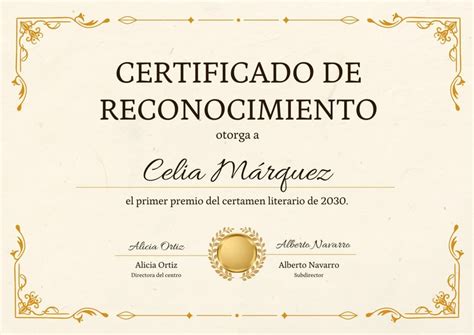 Plantillas De Certificados De Reconocimiento Gratis Canva