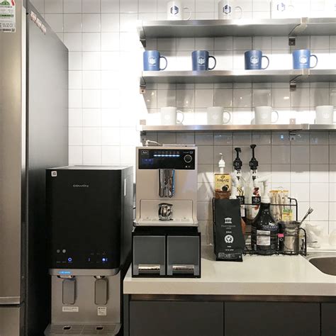 전자동커피머신렌탈 설치사례 업소용커피머신 밀리타ci 확장형 강남구 투게더펀딩 사내카페 설치건 판테온커피 판테온커피